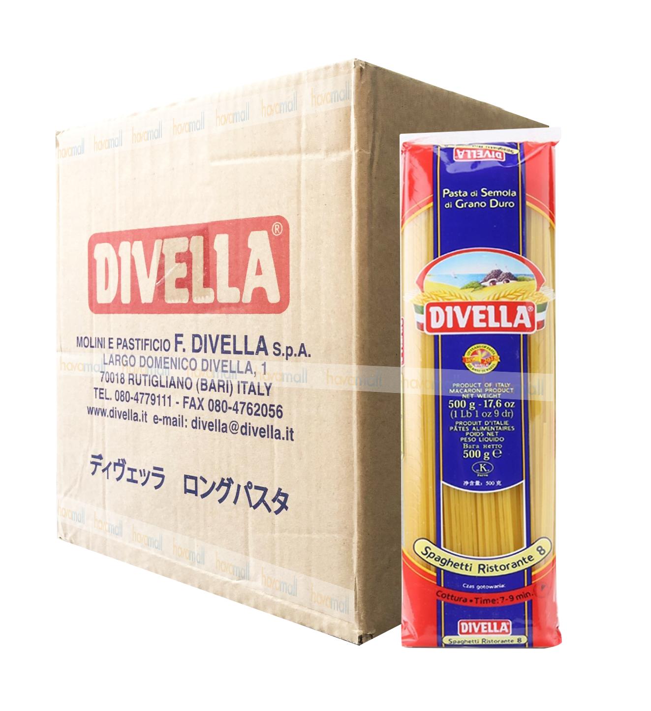 Thùng 24 Gói Mì Spaghetti Ristorante Số 8 500g - Box 24 Packs Of ...