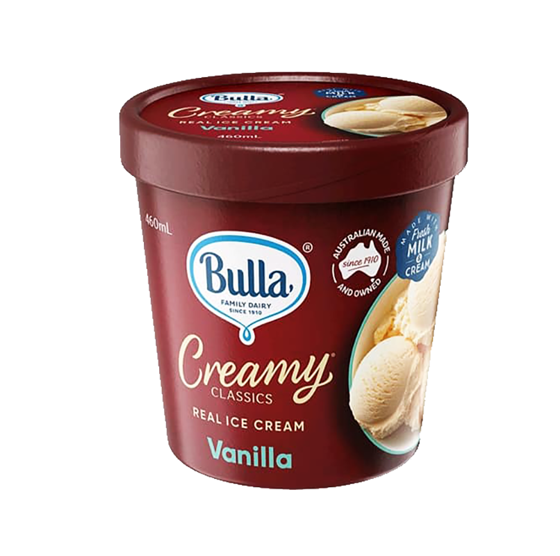 Kem Bulla Creamy Classics Hương Vani - Bulla Ice Cream Vanilla 460ml ...