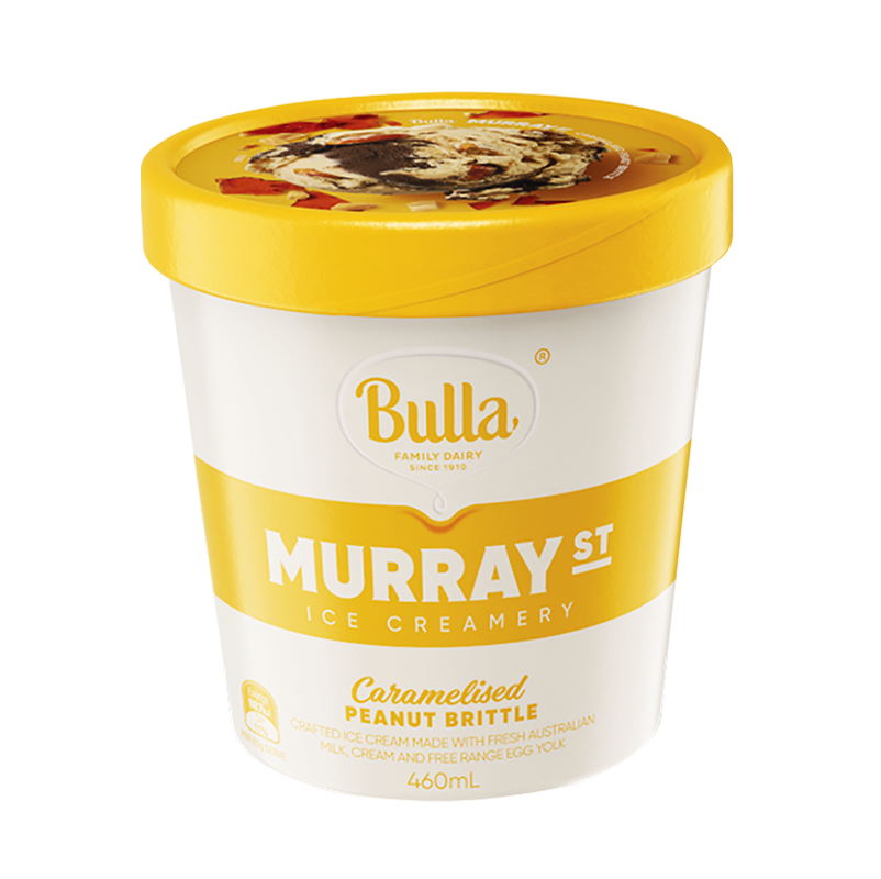 Kem Bulla Murray Hương Caramel Và Đậu Phộng Giòn 460ml - Caramelised ...