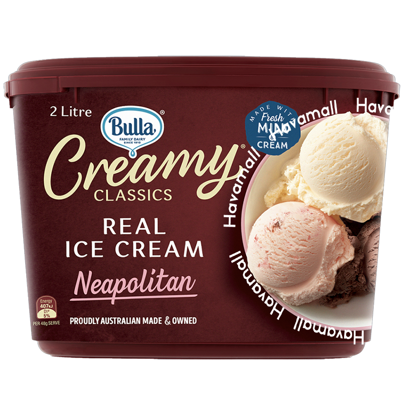 Date 5/26 - Kem Bulla Creamy 3 Vị (Socola, Vani, Dâu Tây) Hộp 2 Lít ...