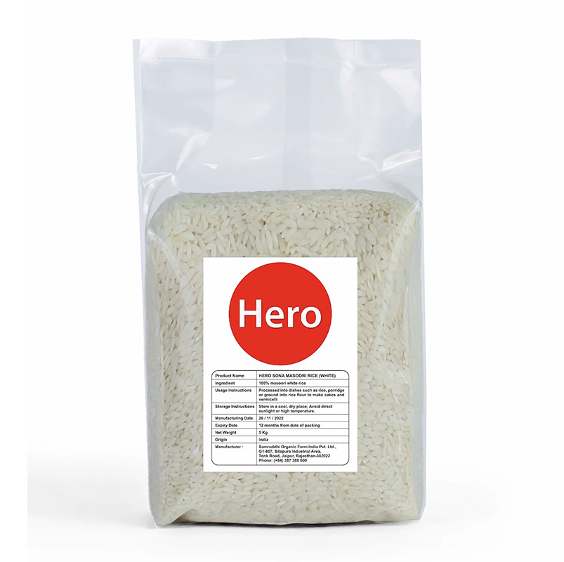 Gạo Hero Sona Masoori Trắng Nhập Khẩu Ấn Độ 1kg - Sona Masoori Rice ...